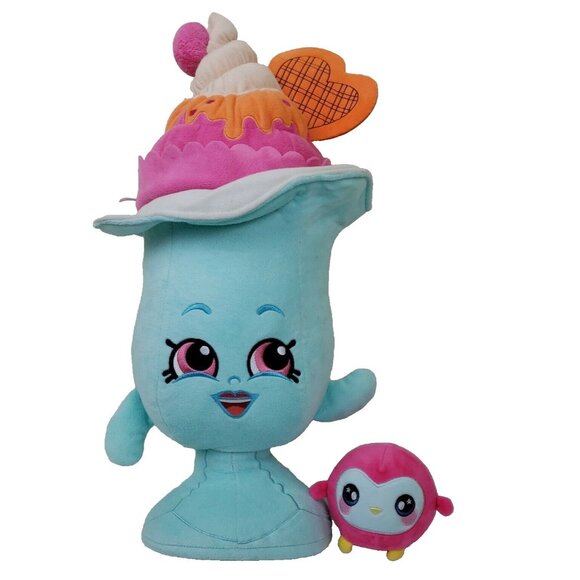 Squeezamals Toys Shopkins Plush Suzie Sundae Squeezamals Owl Lot